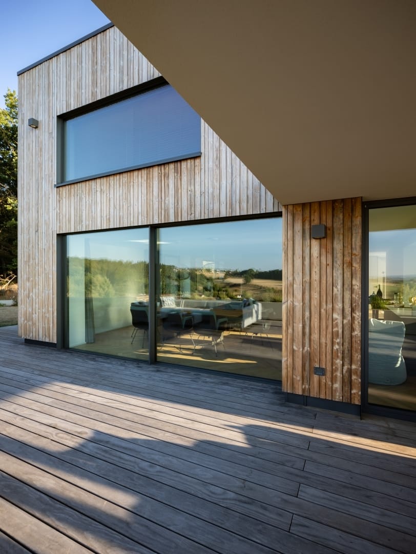 Haus mit Fassade aus Kebony Character - Charakterstarkes Landhaus mit ...