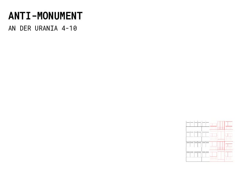 Titelblatt - Anti-Monument: An der Urania 4-10 - Architekturobjekte - heinze.de