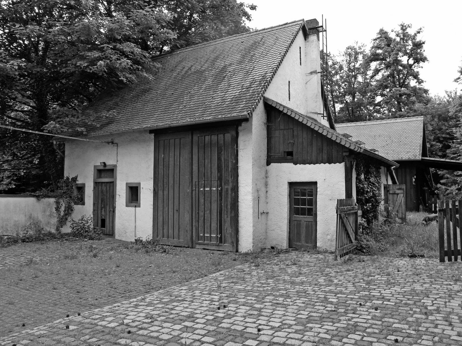 Scheune vorher - Forsthaus am Jagdschloß Kranichstein ...