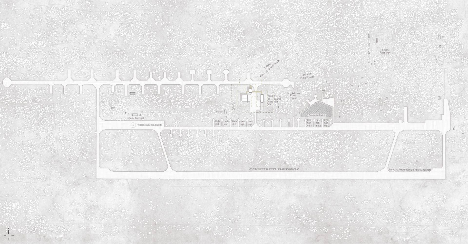 Lageplan - Kompetenzzentrum Wald - Architekturobjekte - heinze.de