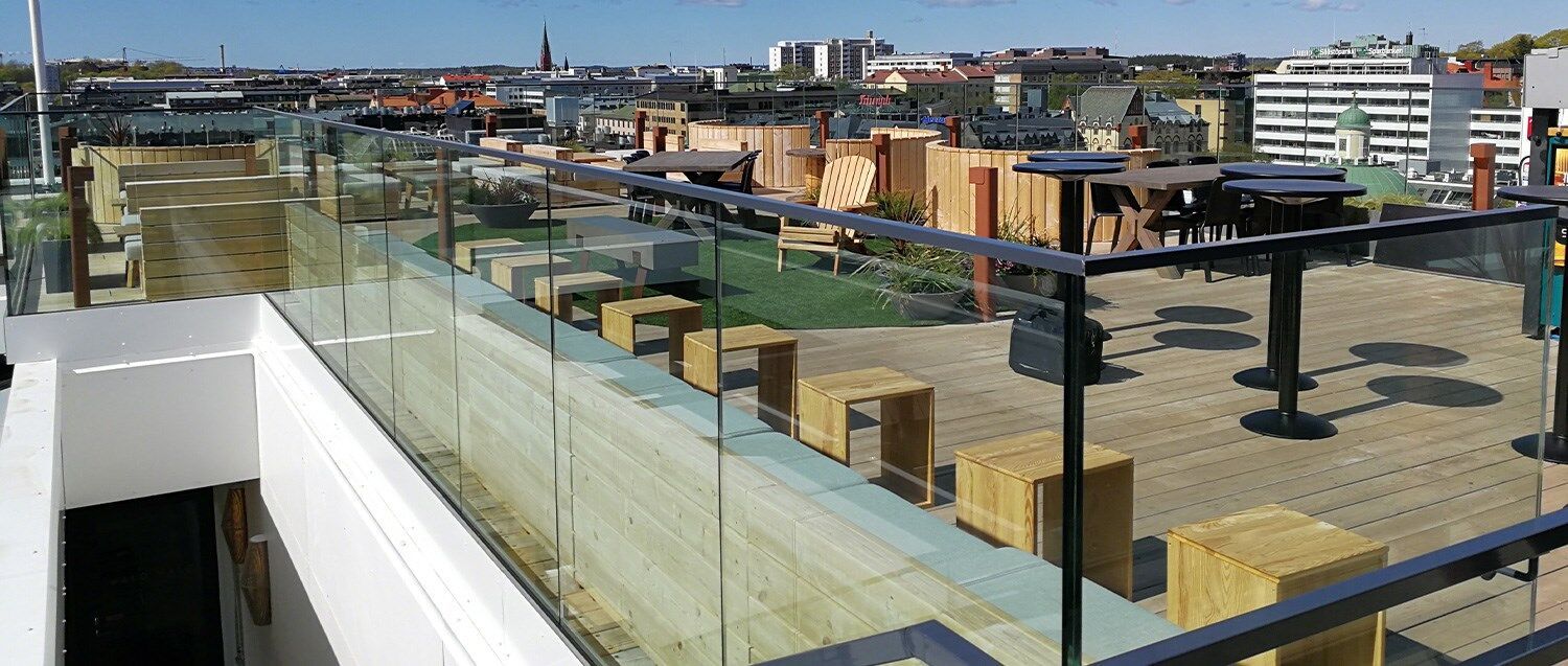 Q-Railing Ganzglasgeländer EASY GLASS PRIME | Q-railing - heinze.de