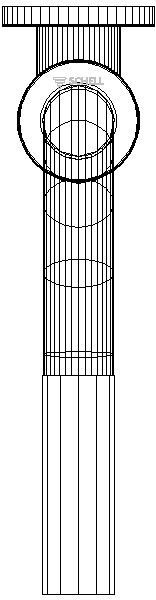 CAD-Detail | SCHELL WC-Spülarmatur SCHELLOMAT BASIC 3/4" chr. + Spülr. (022470699+031000699 ...