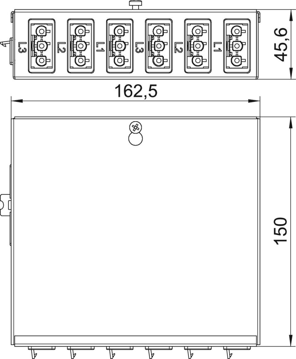 Wieland GST18 Stecksystem für Modul 45 connect, Energieverteiler | OBO ...